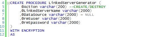Dynamic Linked Server Generator