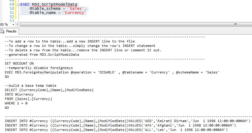 Md3 Model Data Patterns