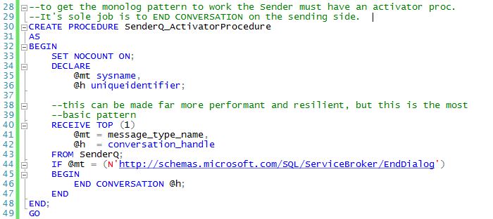 Service Broker Demystified - Can I model monologs? Yes you can!